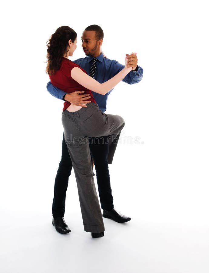 Dancing Couple stock image. Image of multi, isolated, multiethnic - 4712357
