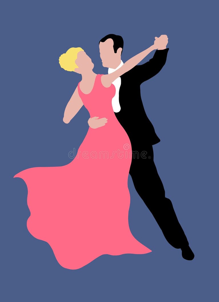 Couple Dancing Ball Stock Illustrations – 730 Couple Dancing Ball Stock ...