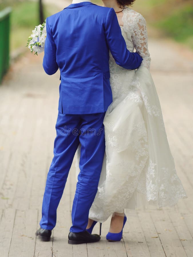 Dancing Couple in Blue Fog stock image. Image of laughing - 48059913