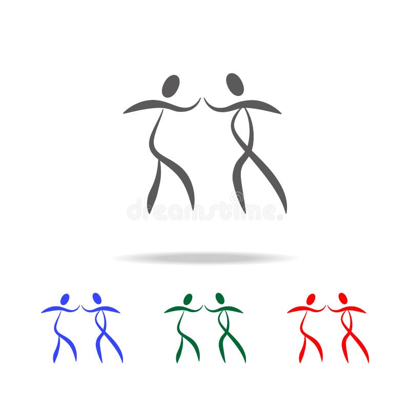 Dancing Couple Icon. Dance Elements. Premium Quality Graphic Design ...