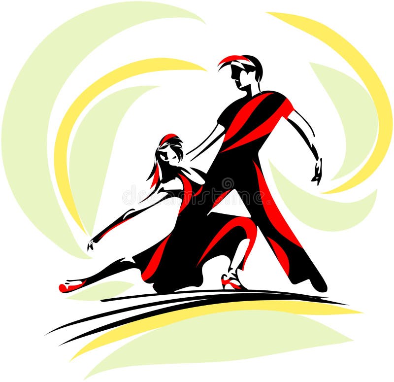Dancing Couple Perfect for Dance Studios, Event Posters, or Music ...