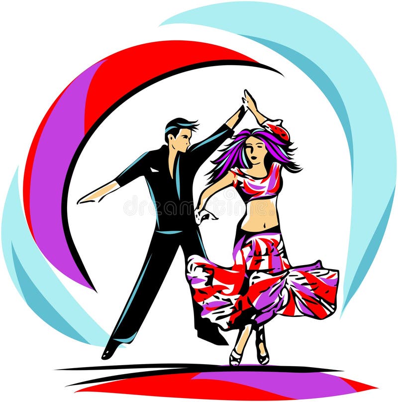Dancing Couple Perfect for Dance Studios, Event Posters, or Music ...