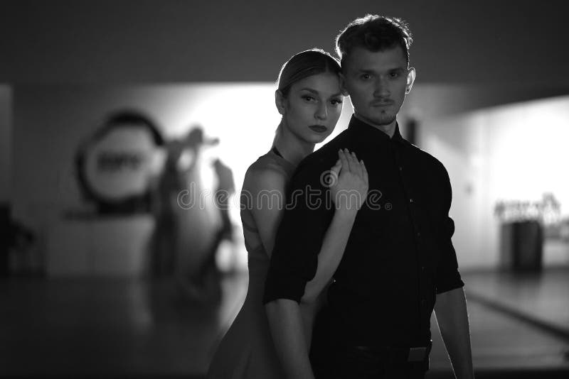 Dancing couple portrait stock photo. Image of beautiful - 127965554