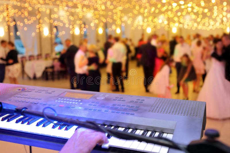 Dancing Couples during Party Event or Wedding Reception Stock Image ...