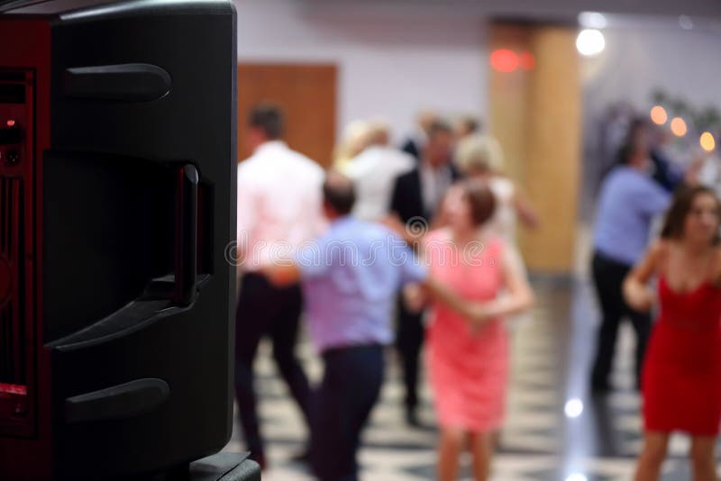 Dancing Couples during Party or Wedding Celebration Stock Photo - Image ...
