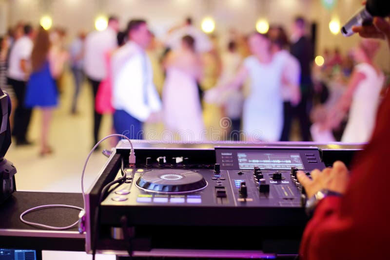Dancing Couples during Party or Wedding Celebration Stock Image - Image ...