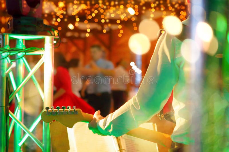 Dancing Couples during Party or Wedding Celebration Stock Photo - Image ...