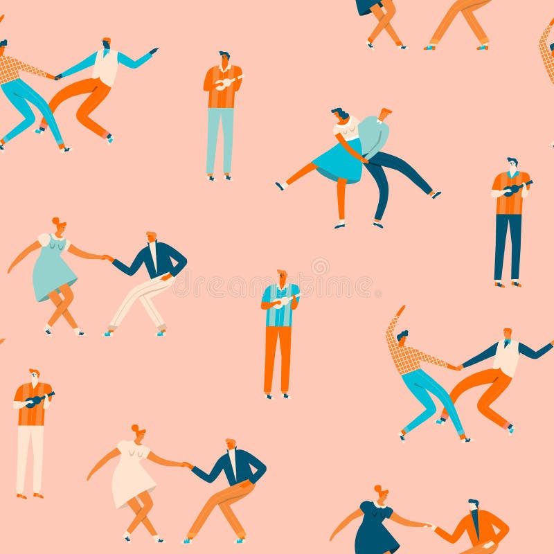 Cartoon Dancing Couples Stock Illustrations – 781 Cartoon Dancing ...