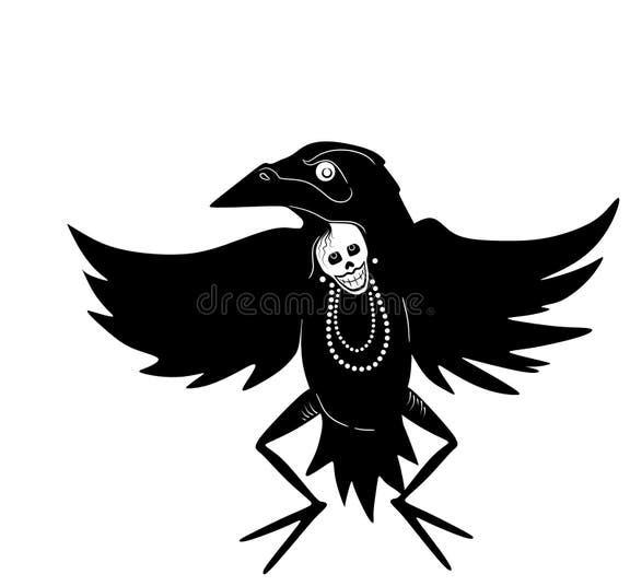 Stylized Crow Stock Illustrations – 599 Stylized Crow Stock ...