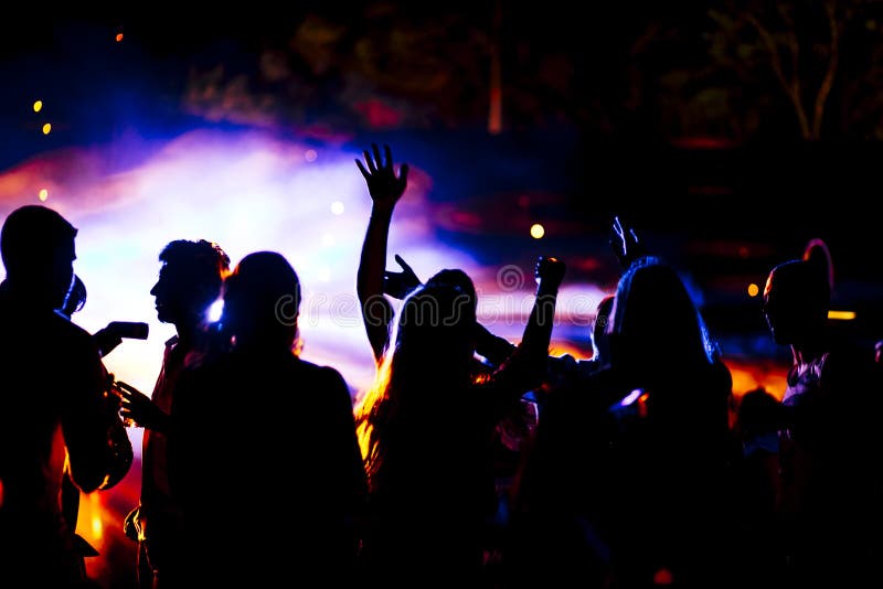 Dancing Crowd. editorial stock photo. Image of audience - 88355678