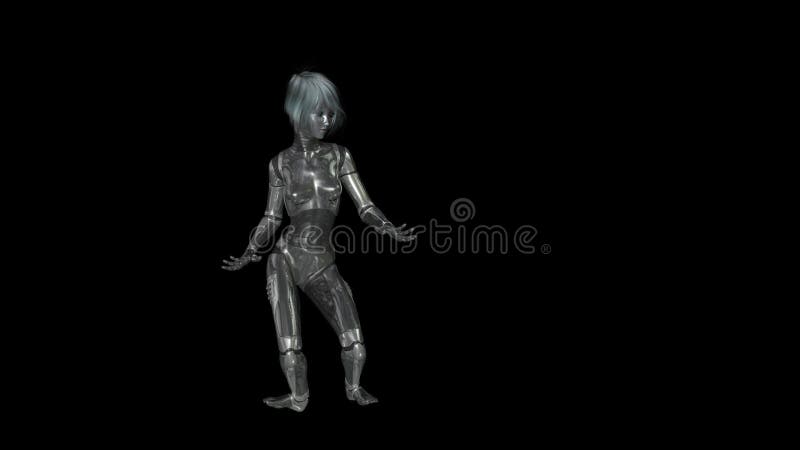 Dancing Cyborg stock video. Video of animation, esoterical - 38005456