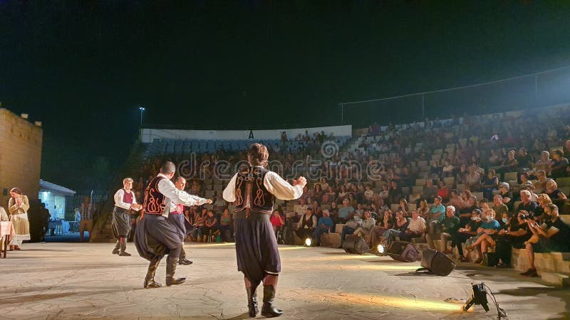 Dancing Cyprus Traditional Dances during a Performance in Nicosia ...
