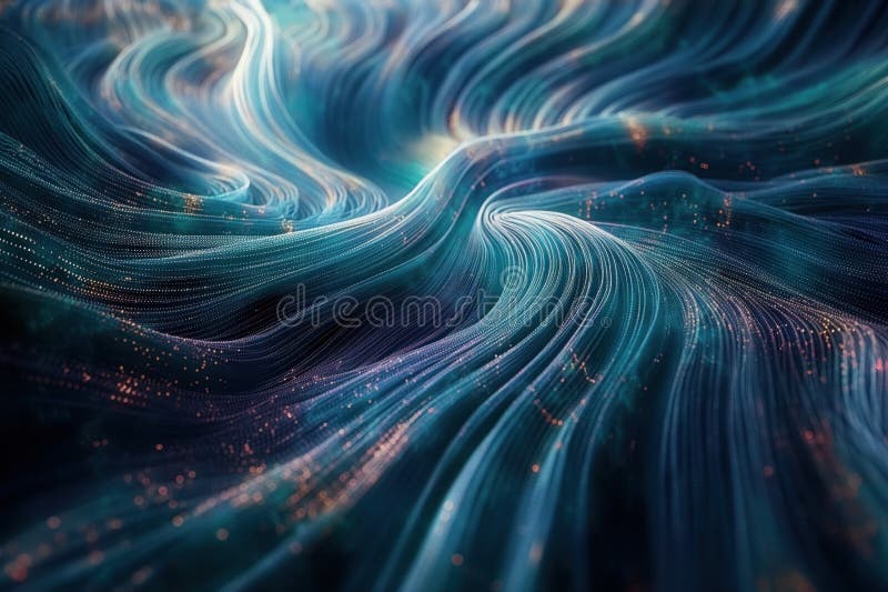 Dancing Data Points Create Mesmerizing Visual Art. Big Data Analytics ...