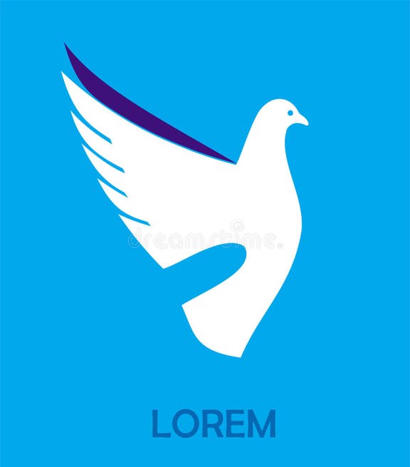 Dancing dove stock vector. Illustration of element, isolated - 170891914