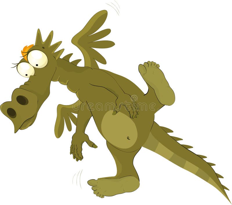 Dancing dragon stock vector. Illustration of dancing - 14049100