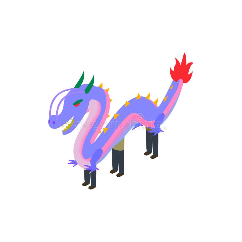 Dragon Dancing stock vector. Illustration of dragon, illustration ...