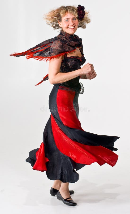 Dancing Fair Lady stock photo. Image of woman, cheerful - 5549052