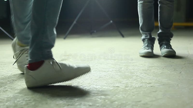 Dancing feet large. stock video. Video of move, dancer - 122474329