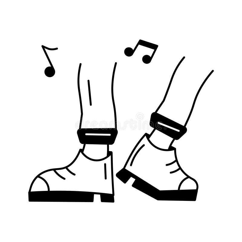 Dancing stock vector. Illustration of hand, grooving - 338659436