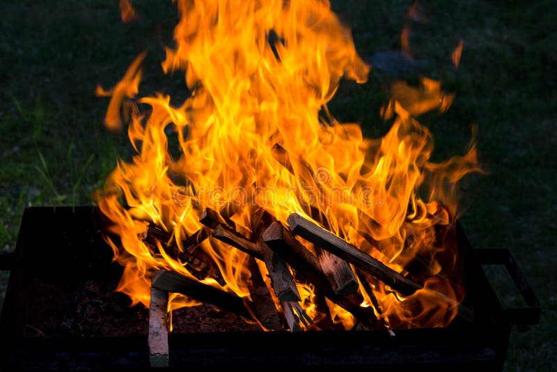 Dancing flames of fire stock image. Image of fireplace - 109681381