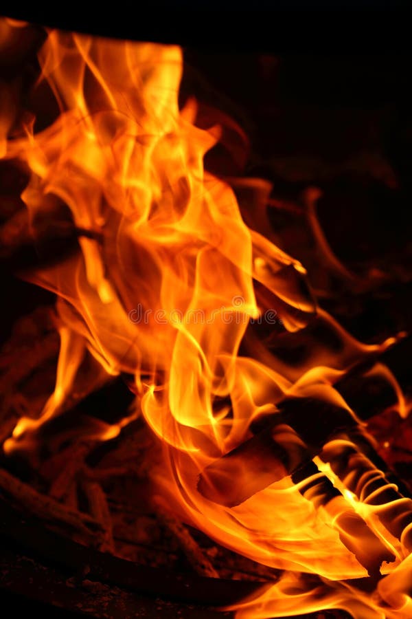 Dancing flames stock image. Image of flame, glowing - 179749263