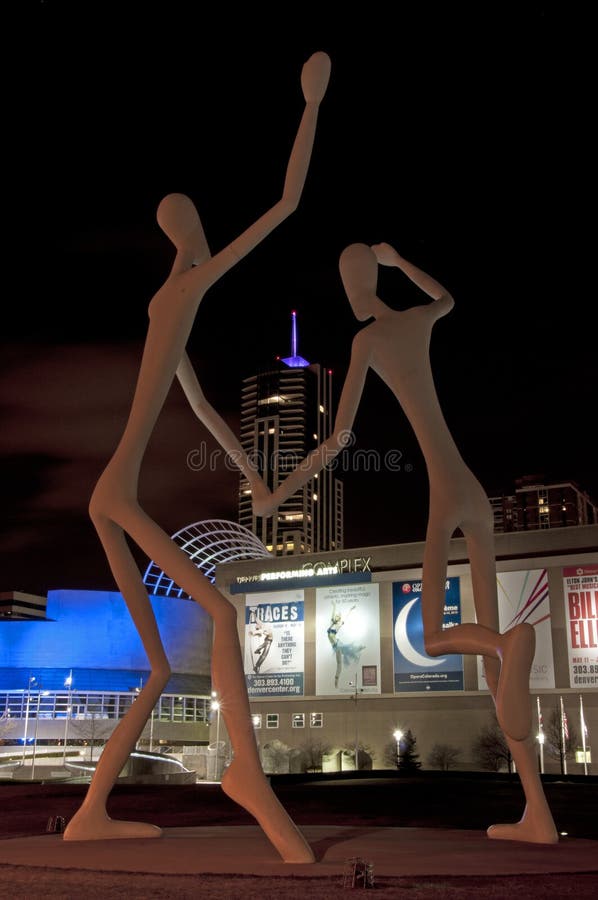 Sculpture Park - Denver editorial stock image. Image of statue - 15070539