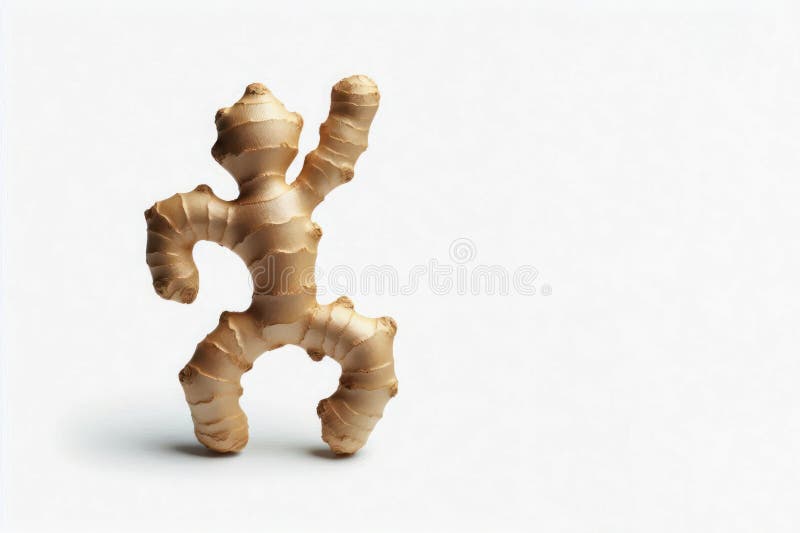 Dancing Ginger in the Form of a Man. Space for Text. Stock Image ...