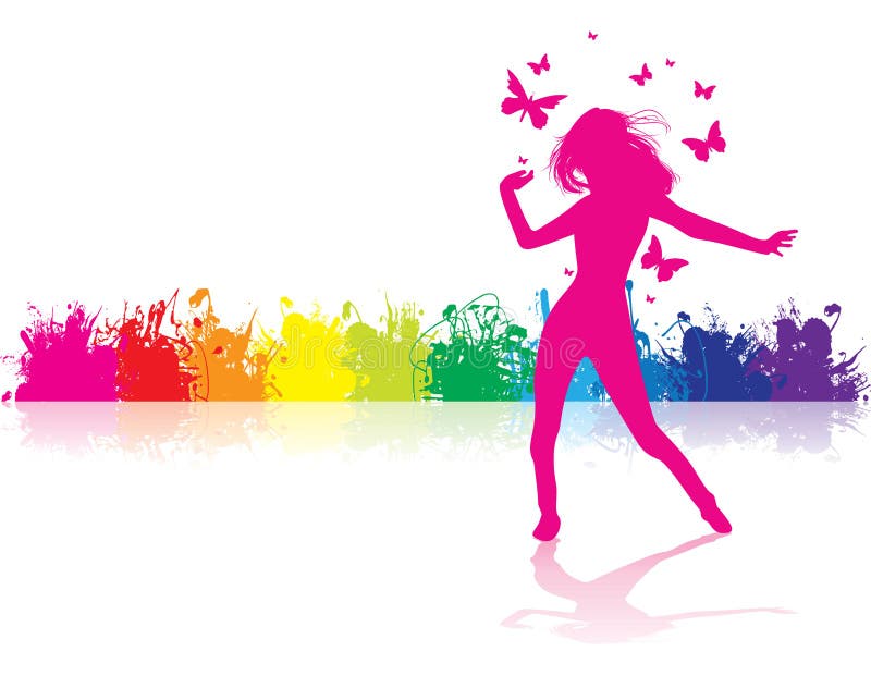 Electro Dance Flux stock vector. Illustration of beautiful - 3732100