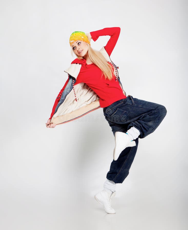 Dancing girl stock image. Image of breakdance, performer - 23826713