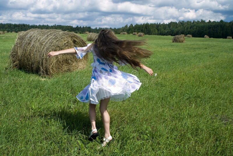 Dancing Girl stock photo. Image of green, vacation, stack - 2990178