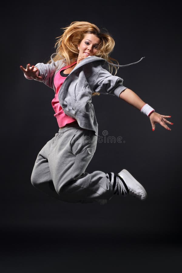 Dancing like crazy stock image. Image of girl, dance - 13676813