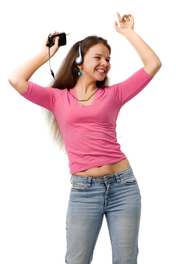 Dancing girl stock image. Image of expression, adorable - 9422029