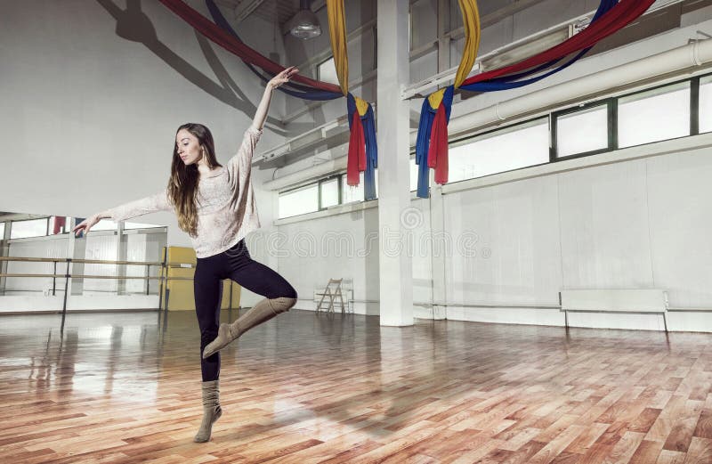 Dancing girl stock photo. Image of frame, classic, center - 84040376