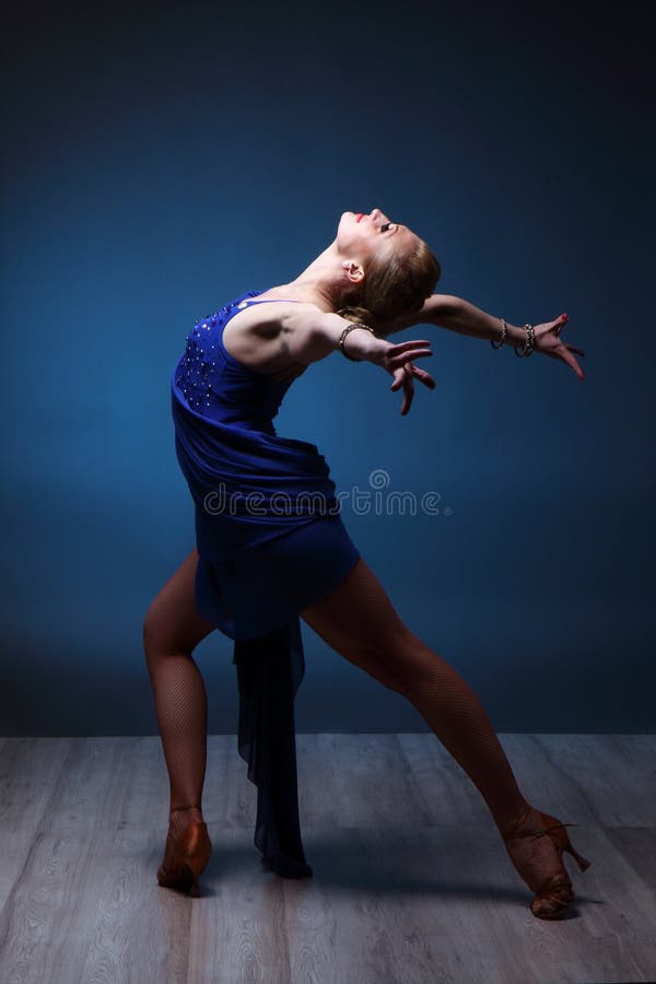 Dancing girl. stock image. Image of blonde, model, dancing - 39491417
