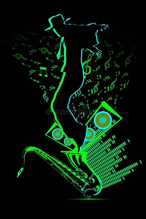 Dancing Guy stock vector. Illustration of movement, colorful - 21643357