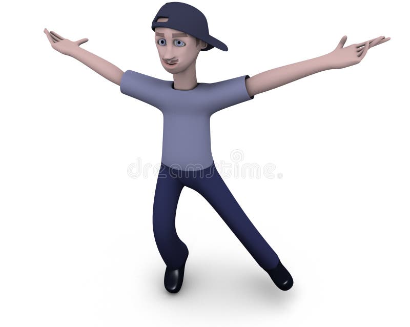 Funny Guy Blue T Shirt Dancing Stock Illustrations – 3 Funny Guy Blue T ...