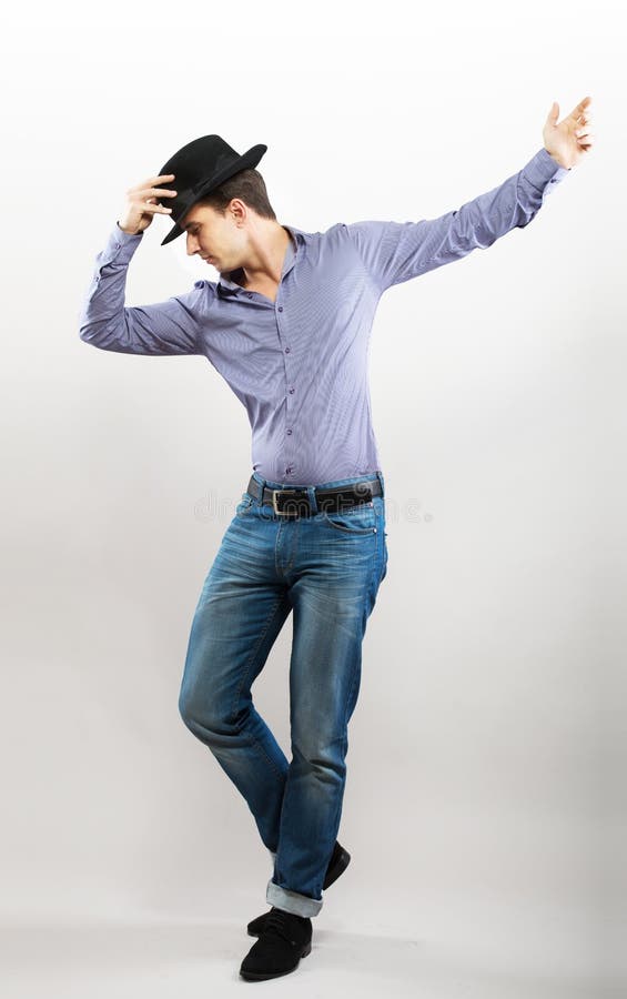 Dancing guy stock photo. Image of happiness, elegance - 54885590