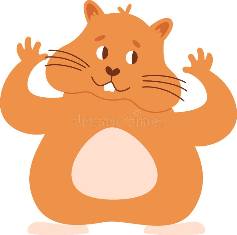 Dancing Hamster Pet stock vector. Illustration of cute - 312028567
