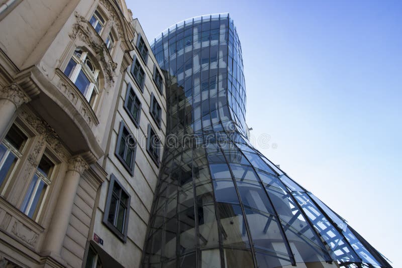 Dancing Home. Prague Modern Architecture Editorial Stock Photo - Image ...