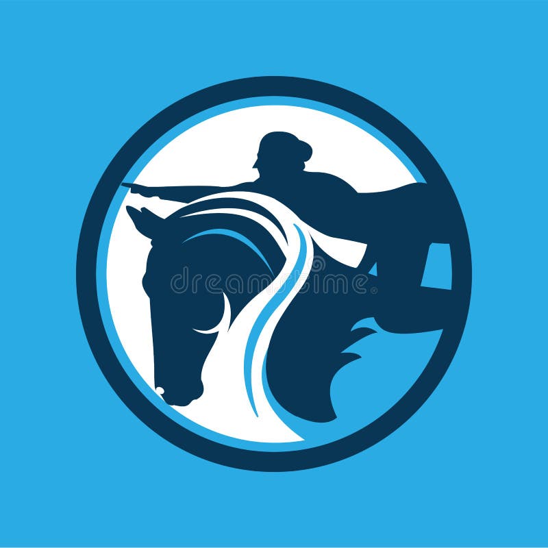 Dancing Horse Equestrian Dressage Logo Design Vector Template ...