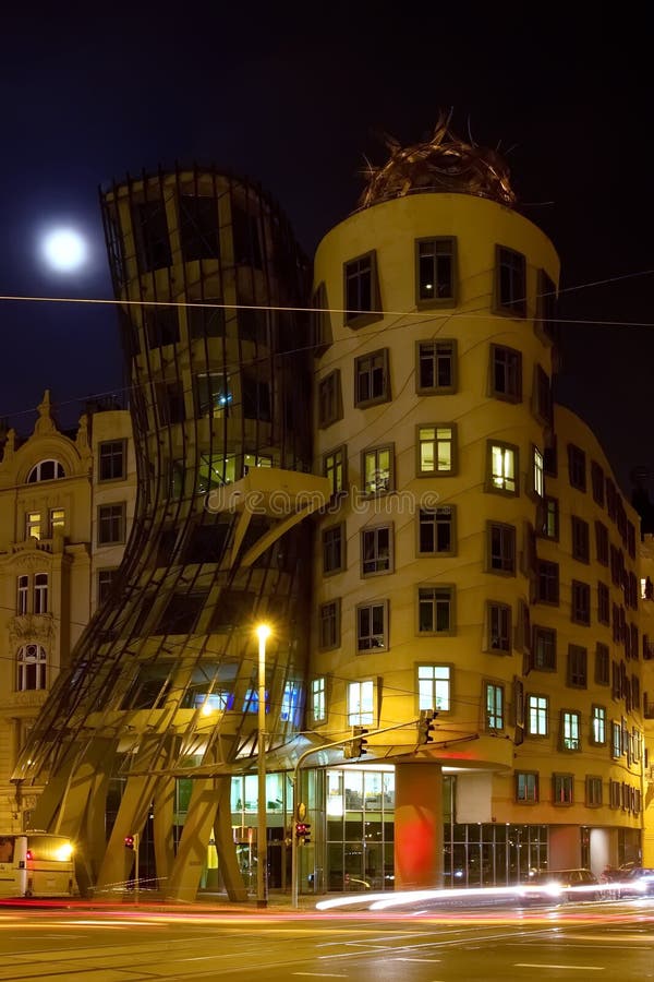 The Dancing House editorial stock image. Image of modern - 17870484