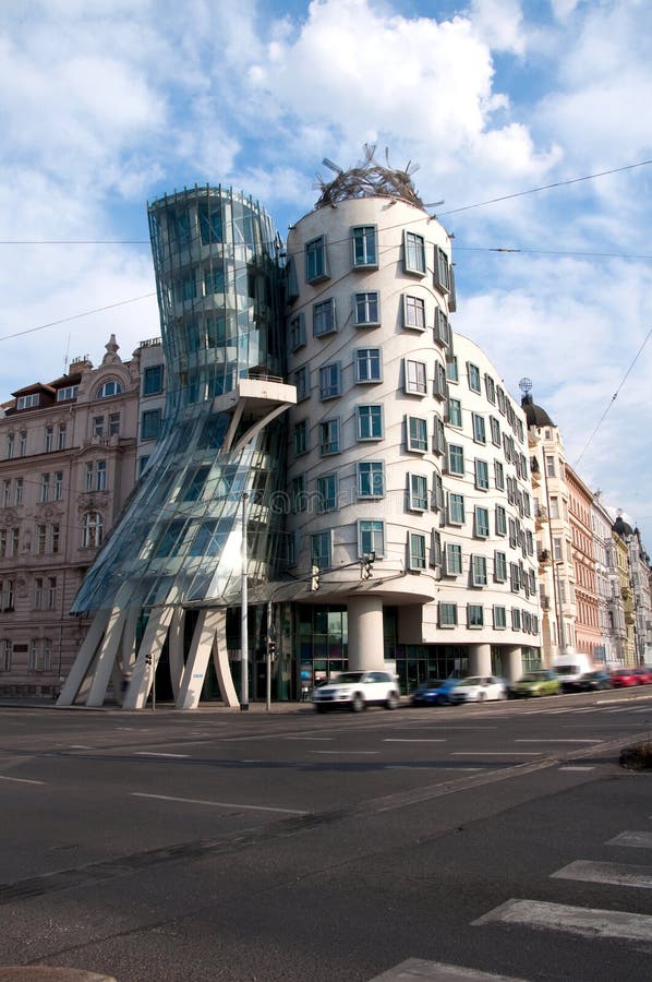 Dancing house building editorial photo. Image of prague - 30369726