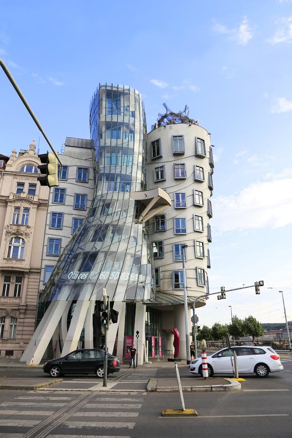 Dancing House Ginger and Fred. Modern Architecture in Prague Editorial ... Dancing House Ginger and Fred. Modern Architecture in Prague Editorial ...