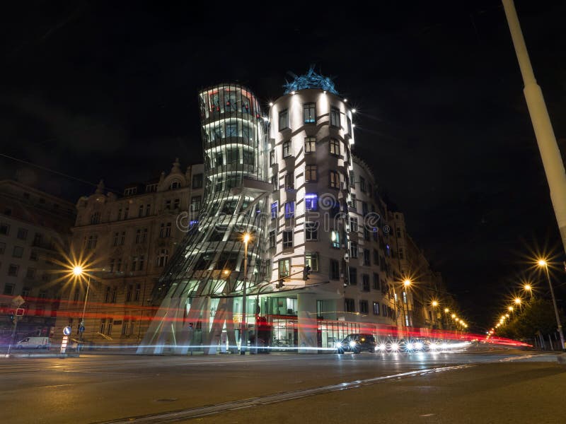 Dancing House Modern Building Architecture in Prague Czech Republic at ...