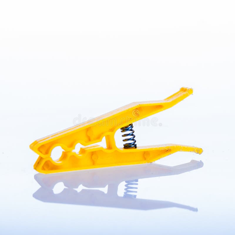 Clothes peg yellow stock image. Image of attach, fashioned - 28285283