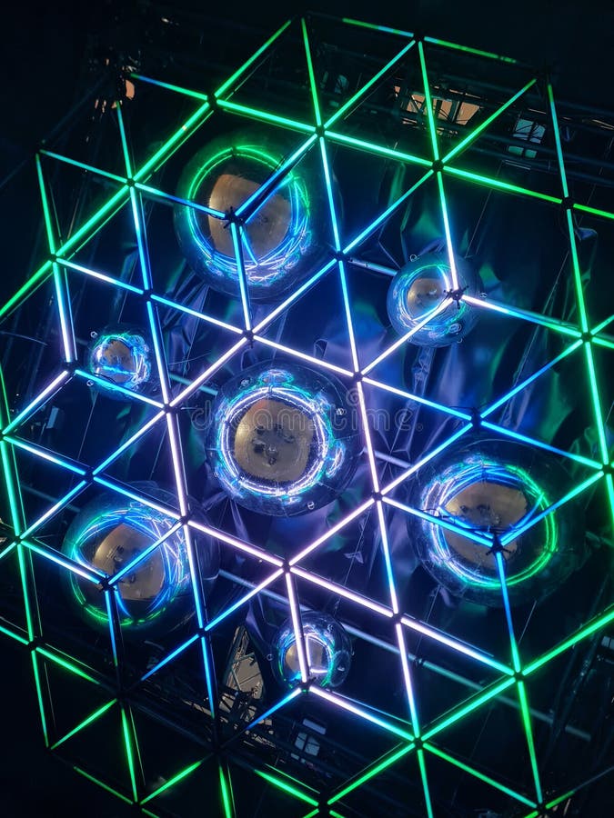 Dancing Lights on the Ceiling Stock Image - Image of dome, lighting ...