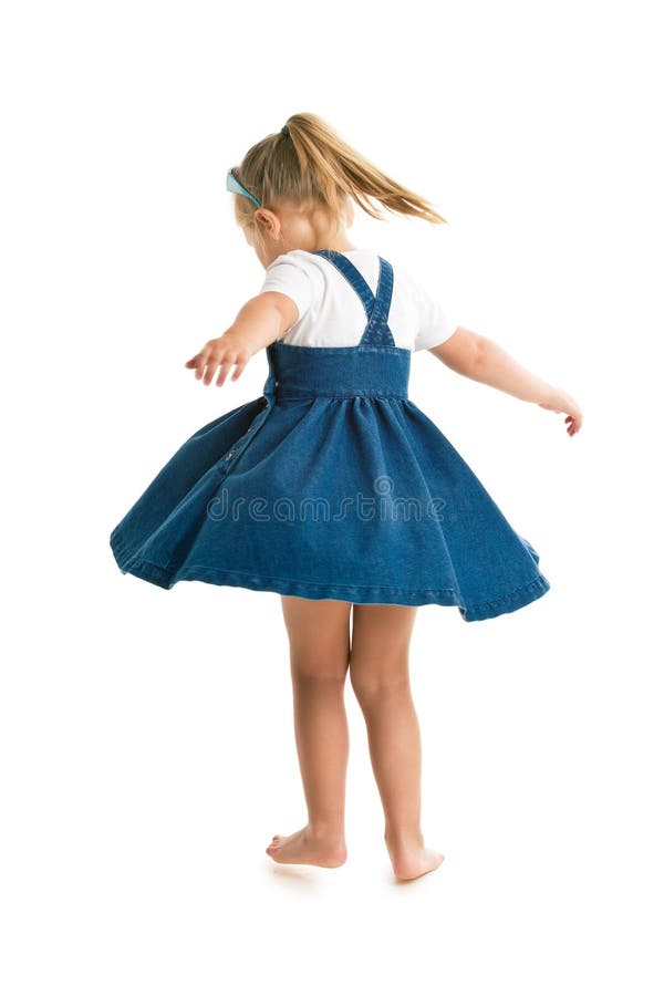 Dancing little girl stock image. Image of girl, child - 41919513
