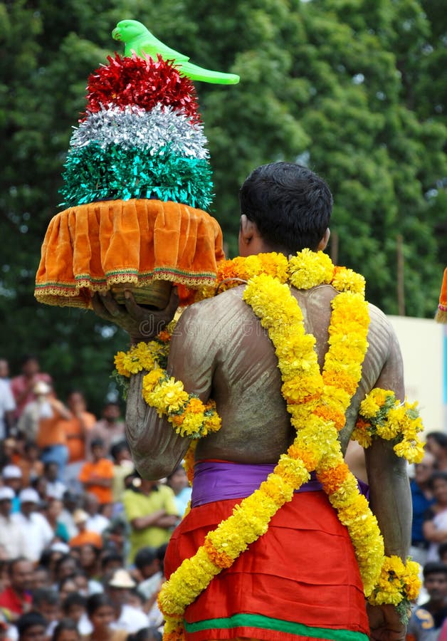 Dancing man stock photo. Image of india, tamilnadu, karakam - 3227930