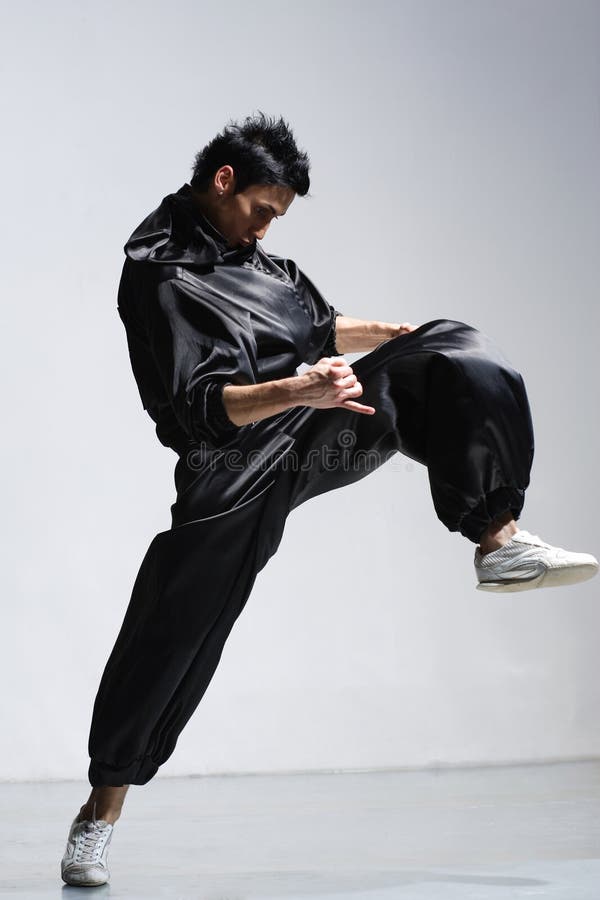 Dancing man stock image. Image of balance, gymnastic, adult - 6785755