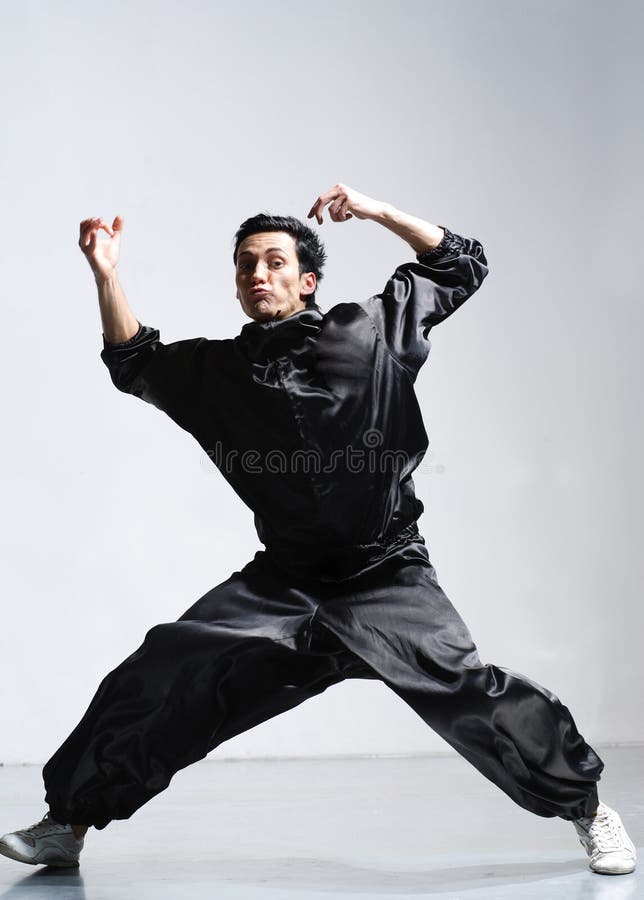 Dancing man stock image. Image of model, moving, gymnastics - 6785759
